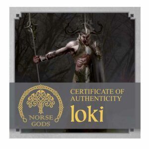 2022 Cook Islands 2 oz Norse Gods Loki High Relief Silver Coin