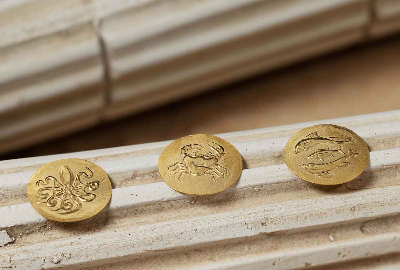 2022 Cook Islands 1/2 Gram Dolphin & Tuna Silk Finish Gold Coin