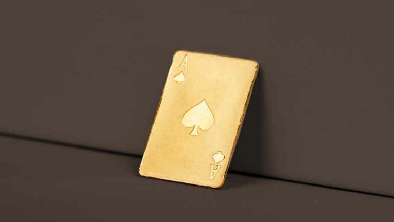 Palau 1/2 Gram Ace of Spades Silk Finish Gold Coin