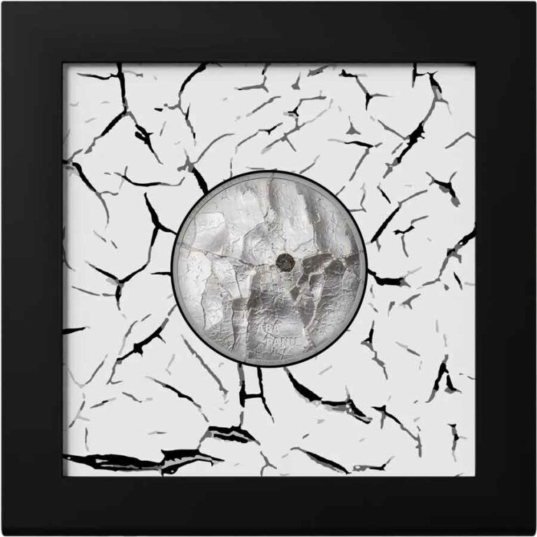 2022 Cook Islands 1 Ounce Aba Panu Meteorite Silver Proof Coin
