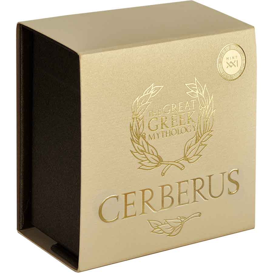 2023 Cameroon 1 Ounce Cerberus Gilded High Relief Silver Coin