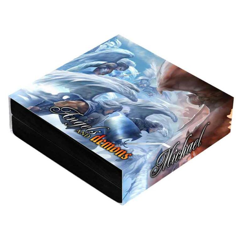 2022 Niue 2 oz Angels & Demons Michael High Relief Silver Coin