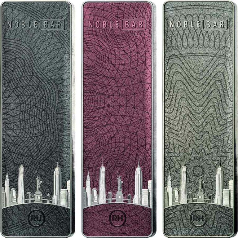 2022 Cameroon Noble Bar New York Edition Silver Coin Collection